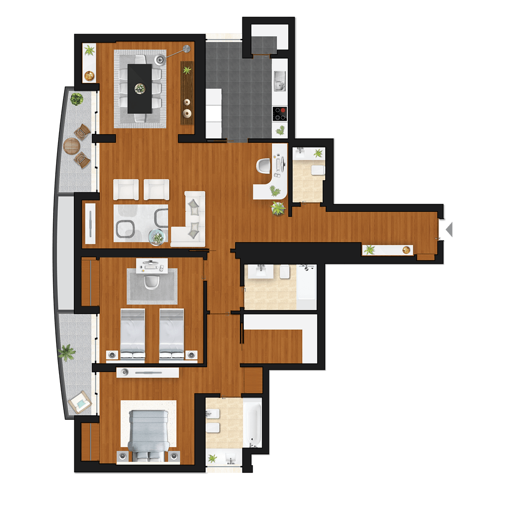 Acraya Residence - a alegria de morar no centro da cidade